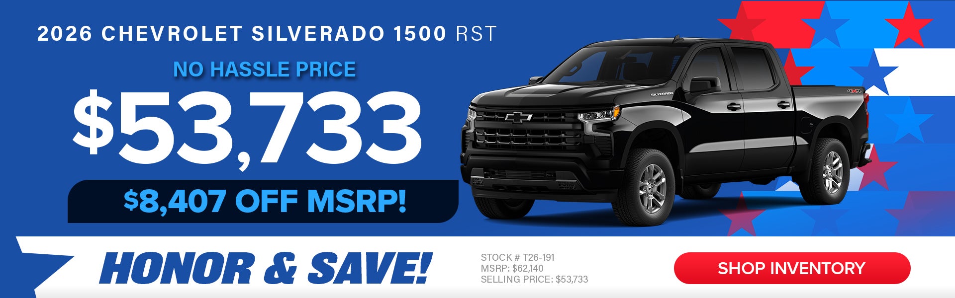 2026 Silverado 1500 RST | Gross Auto Group Specials , WI